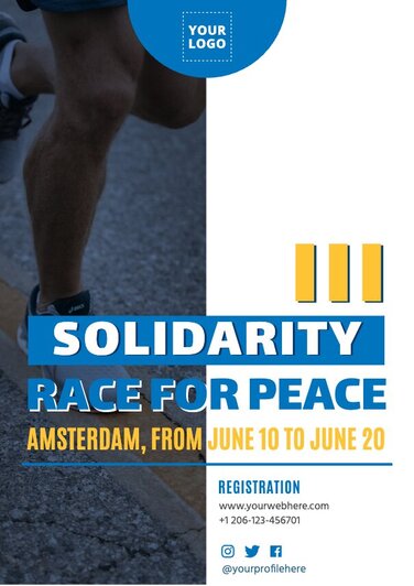 Running Race Flyer Designs