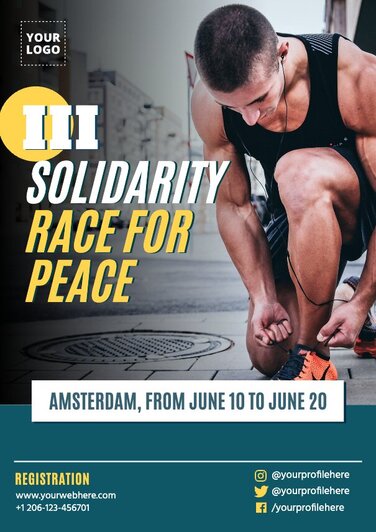 Running Race Flyer Designs