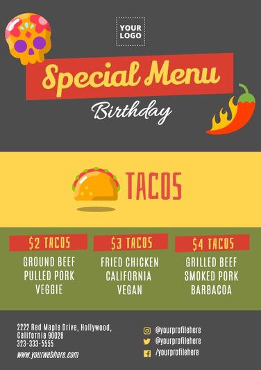 Free Mexican Theme Invitations