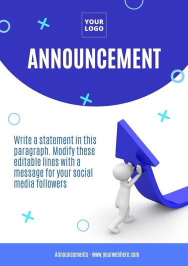 Design Creative Announcement Poster Templates