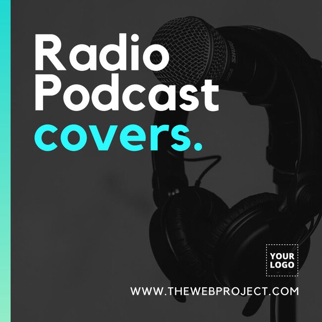Podcast Covers to Edit Online