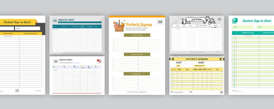 Free Sign In Sheet Templates