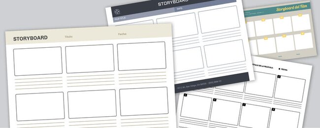 Plantillas de storyboards gratis: Crea guiones gráficos personalizados
