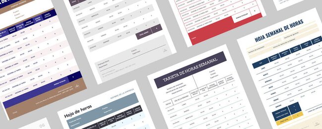 Online editable timesheet templates