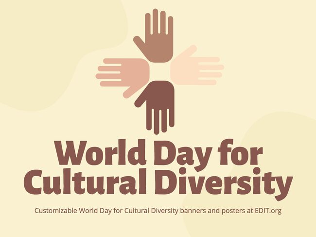 World Day of Cultural Diversity Templates World Day of Cultural Diversity Templates