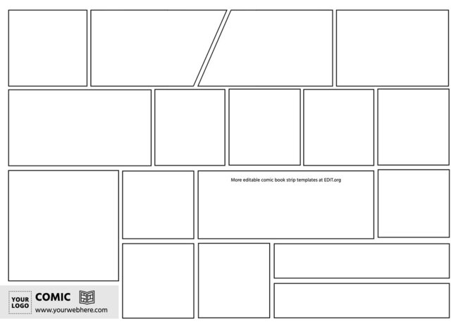 Free comic book templates