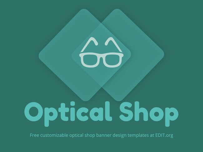 Optical Shop Advertisement Poster Templates