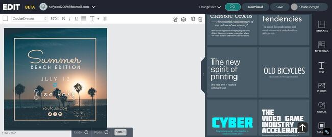 Crie banners profissionais online em segundos