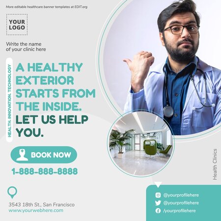 Create Free Clinic Pamphlet Designs Online