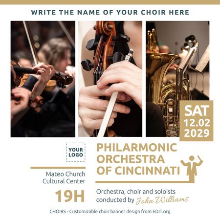 Choir Poster Templates to Edit Online