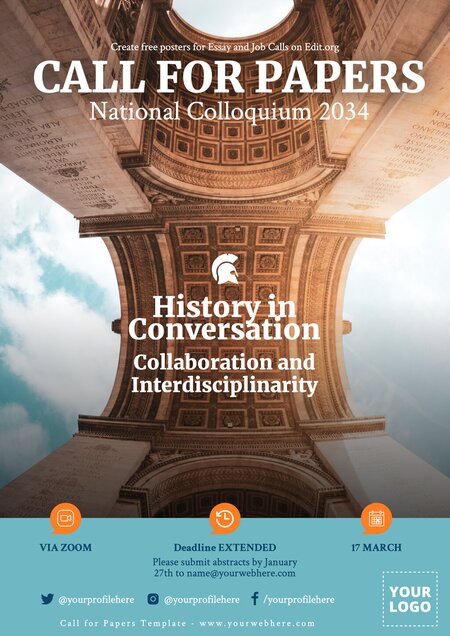 Call For Papers Poster Templates