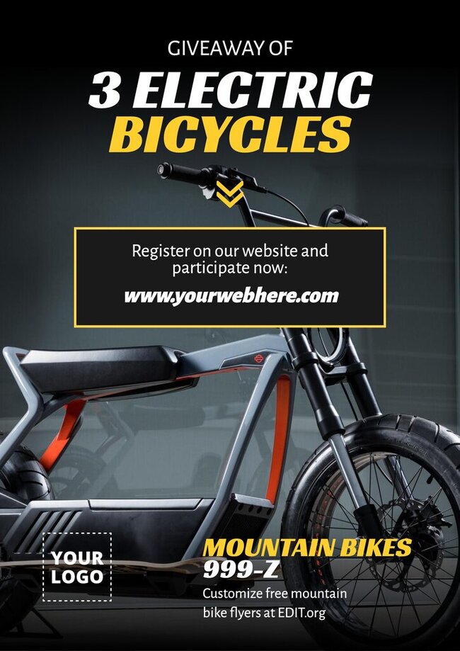 Free Bike Shop flyer templates