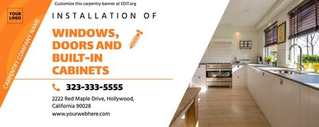 Create a free carpentry flyer and your own business cards templates