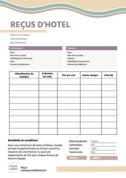 Créez un reçu pour votre entreprise avec des modèles éditables