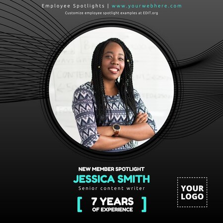 Customizable Employee Spotlight Templates