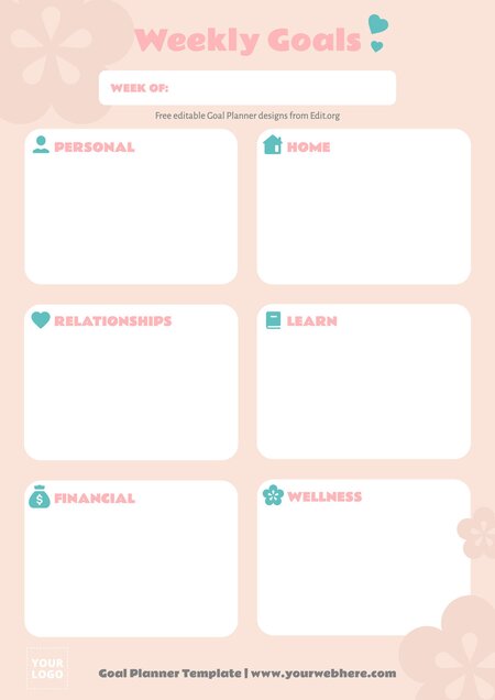 Free Goal Planner Templates