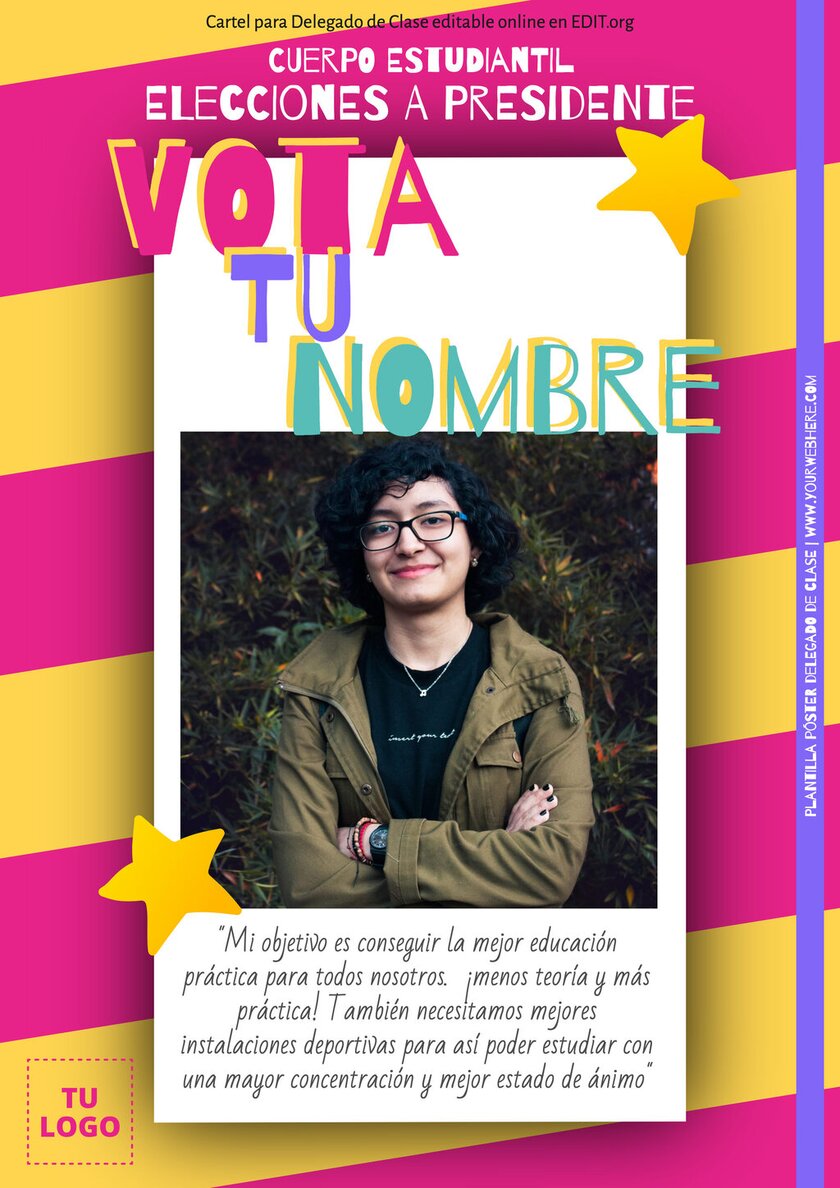 Carteles De Consejo De Estudiantes Y Delegado De Clase