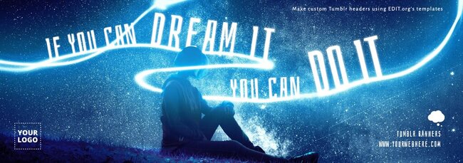 Editable Tumblr Banner Templates