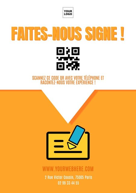 Modèles éditables en ligne pour demander des avis de clients