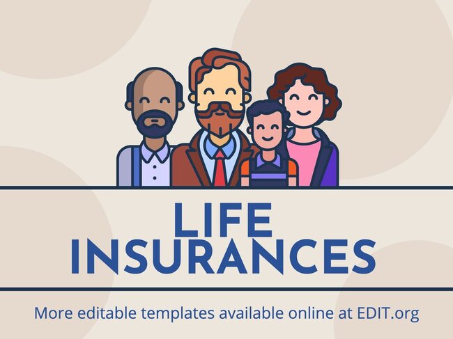 Create a life insurance banner for free