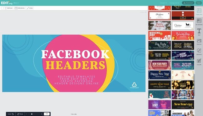 Create Awesome Facebook Covers Online