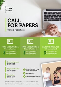 Call For Papers Poster Templates