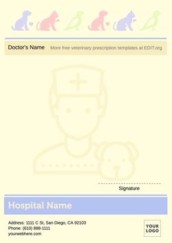 Customize a printable doctor prescription template