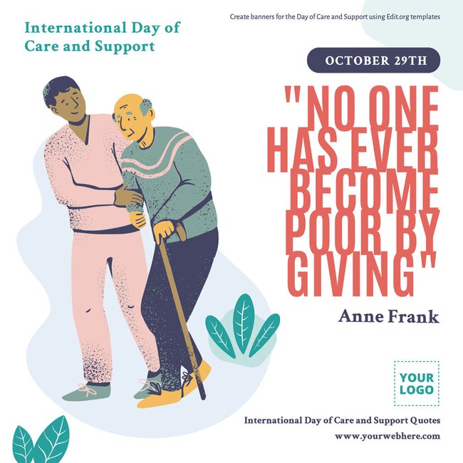 International Day For Care And Support Posters