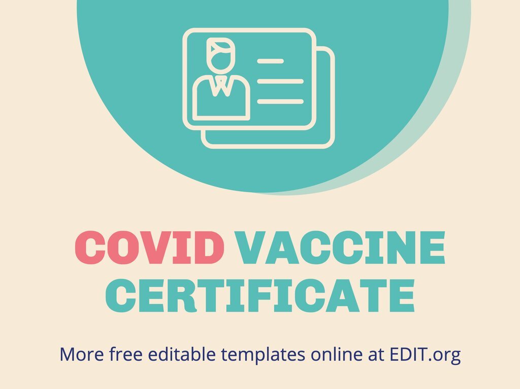 QR COVID. Printable certificates and posters.