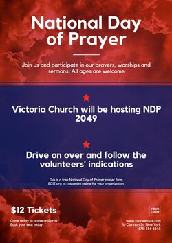 National Day of Prayer Images to Edit Online