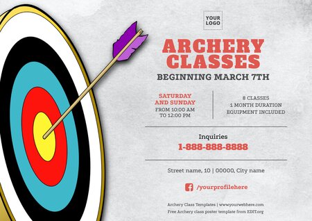 Customize Archery Flyer Templates Online
