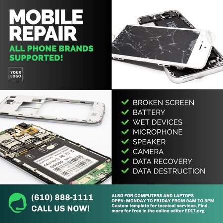 Templates for Mobile Repair Shops