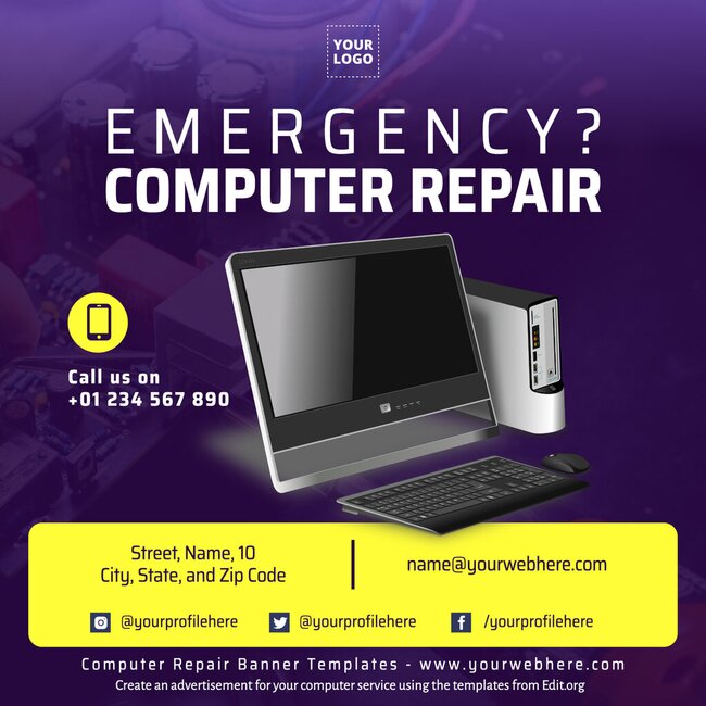 Free Computer Repair Flyer Templates