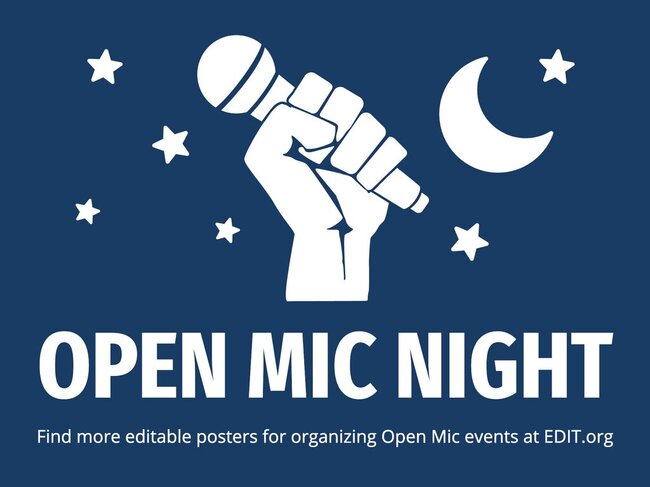Free Open Mic Night Flyer Templates