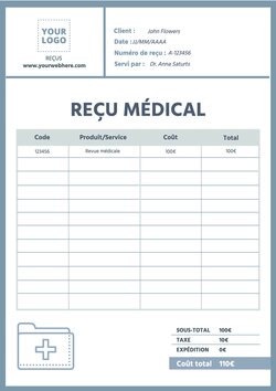 Créez un reçu pour votre entreprise avec des modèles éditables