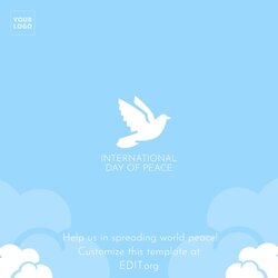 Make Custom Peace Day Posters Online