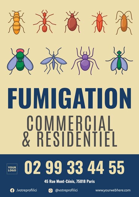 Concevoir un dépliant sur la lutte contre les parasites pour votre ...