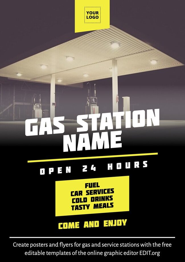 Posters for Gas Stations editable online