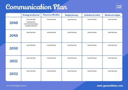 Modèles de plans de communication gratuits