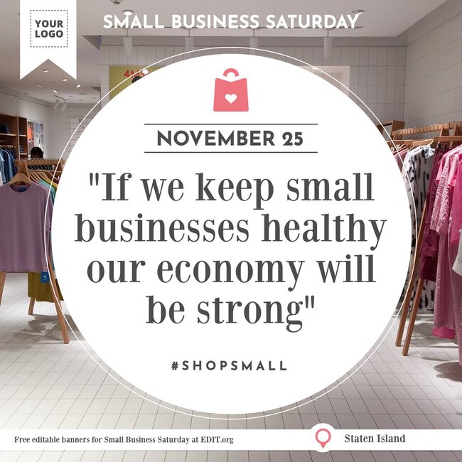 Small Business Saturday Flyer Templates