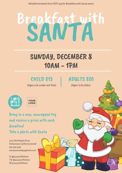 Customizable Santa letter & poster templates