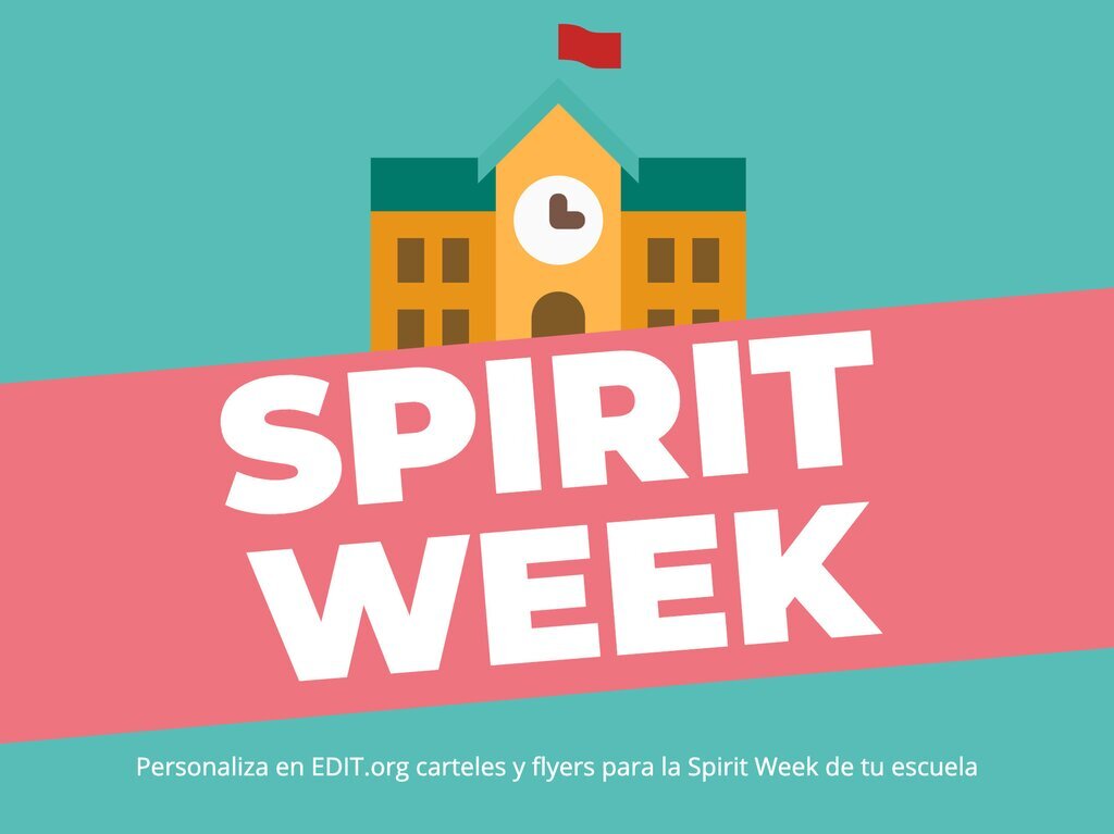 Diseña carteles de Spirit Week con plantillas gratuitas