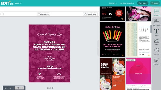Diseñar flyers online gratis