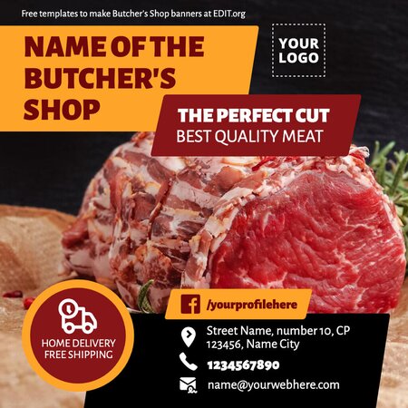 Free Butcher Shop Poster Templates