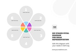 Easily create a Petal Diagram with these editable templates