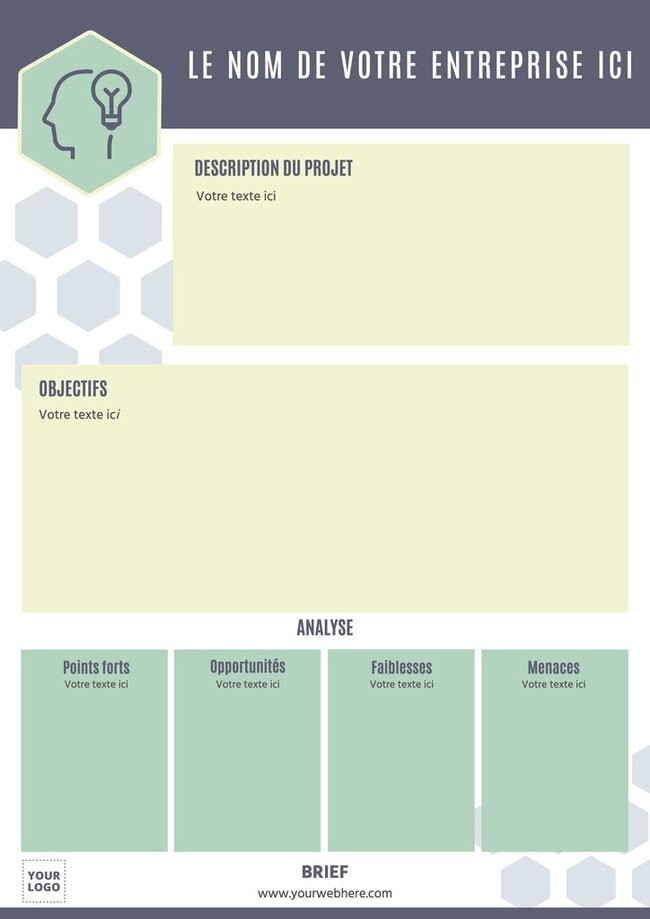 Modèles de briefing marketing à éditer en ligne