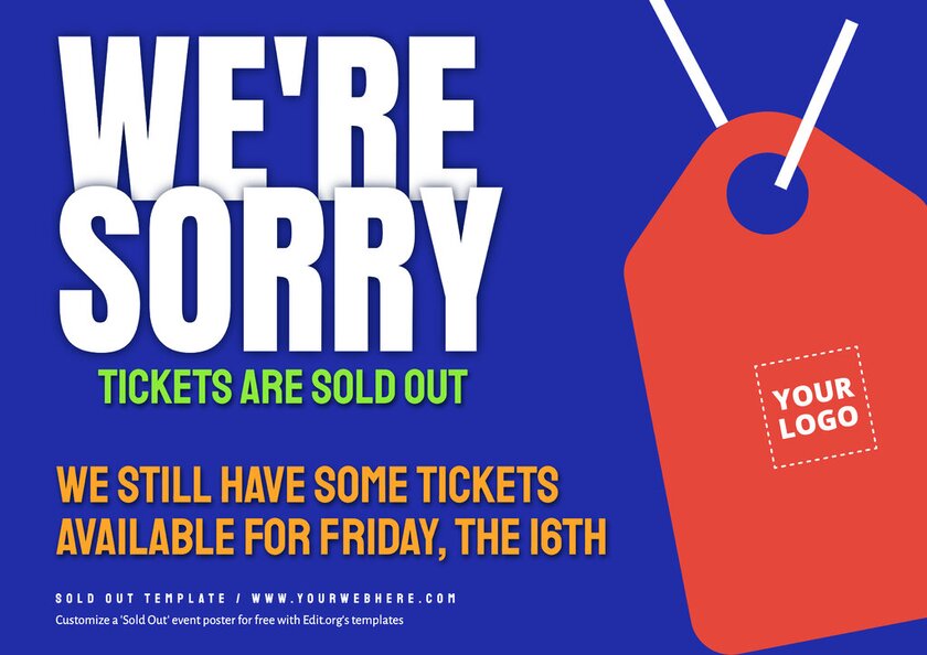 Create Sold Out Sign Images