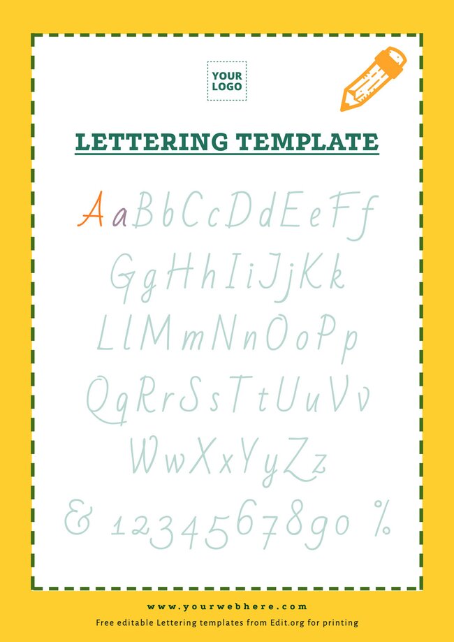 Create Letter Tracing Worksheets with Free Templates