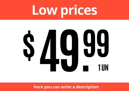 Editable Offer and Promotion Posters
