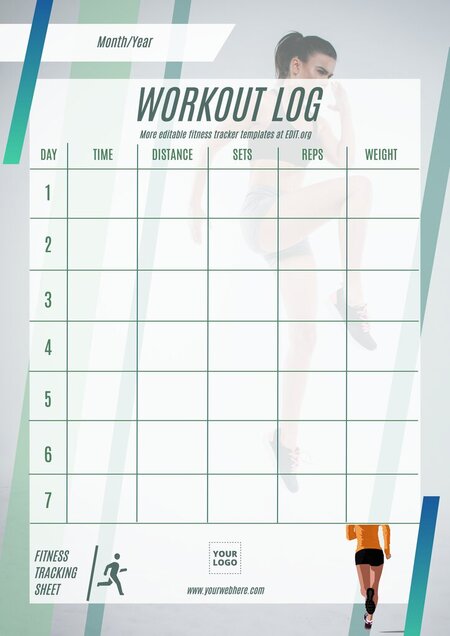 Free tracker templates to customize